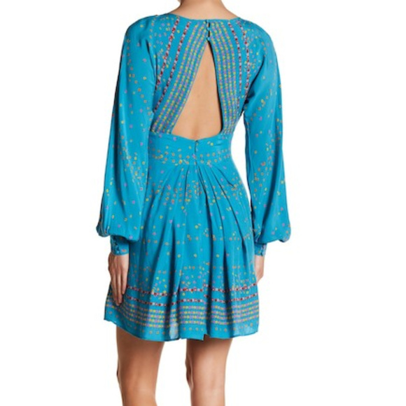 Free People | Dresses | Nwt Free People Coryn Mini Dress Dots Green Sz ...